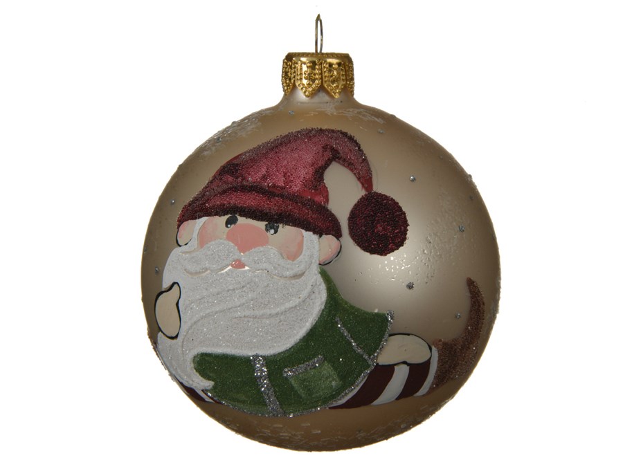 Christmas Glass Ball Santa Claus – Wehbeh Land