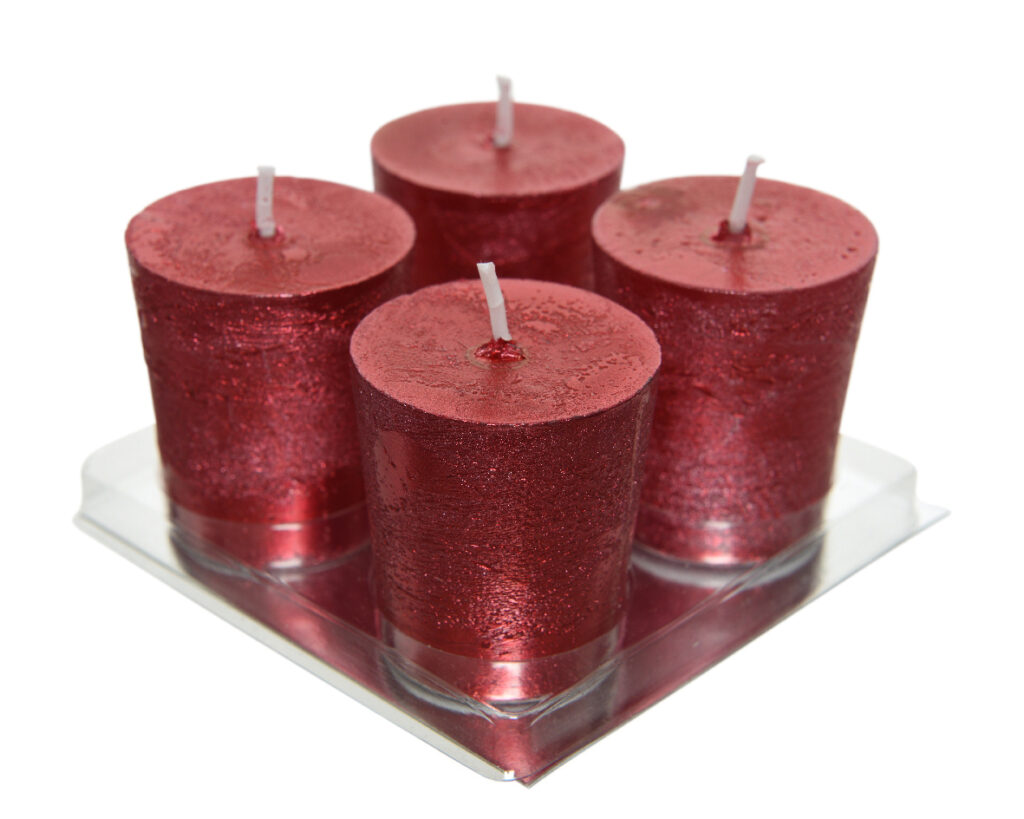 Set 4 Red Candles – Wehbeh Land