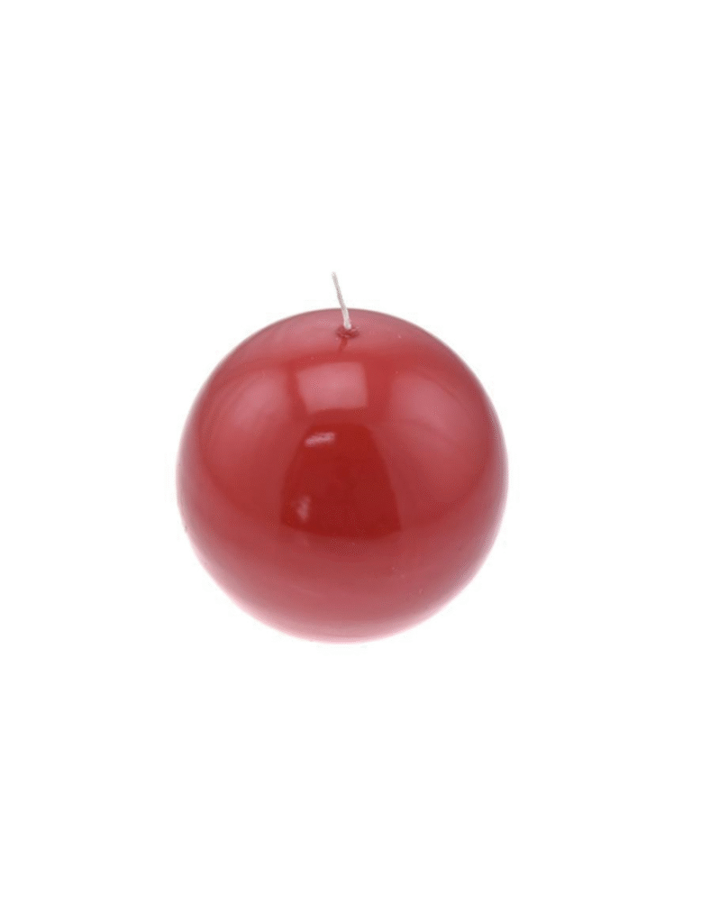 Red Ball Candle – 7 cm Diameter – Wehbeh Land